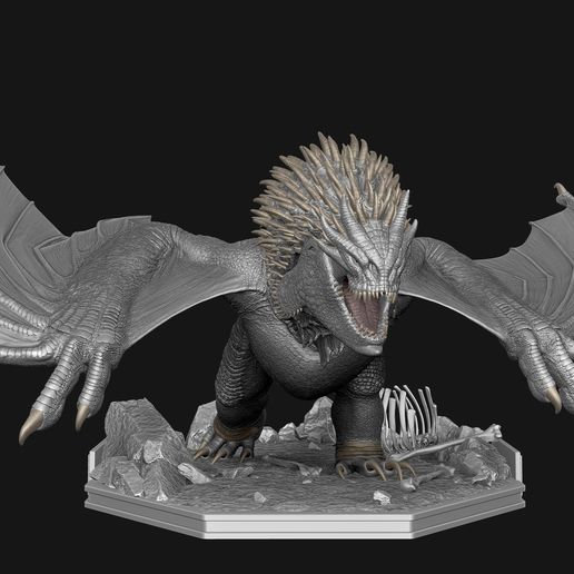 🐉 The Dread Dragon・ STL File for 3D printing・Cults