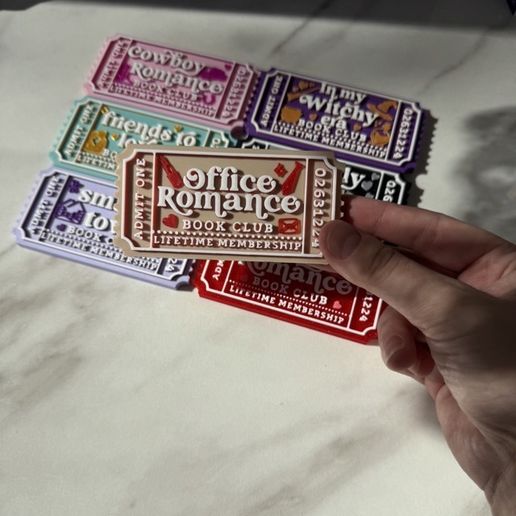 🏢 Office Romance Trope Ticket・ 3D File for 3D printing・Cults