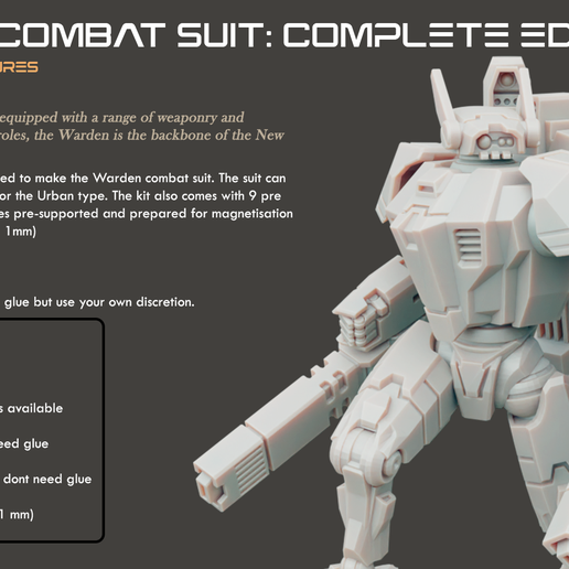 🆕 Greater Good | New Expansion, Warden Kit Complete Edition・ 3D File for 3D printing・Cults