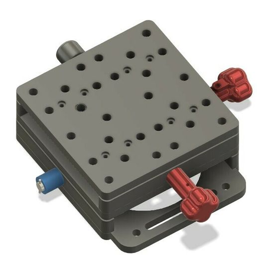 🔧 (fiber laser) Moving table・ STL File for 3D printing・Cults