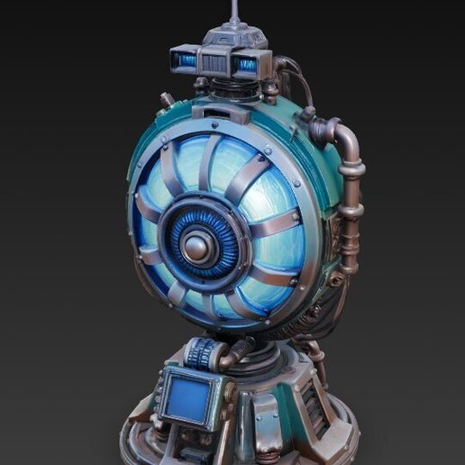 🎲 Teleportation machine for 40mm Objective・Free STL File for 3D ...
