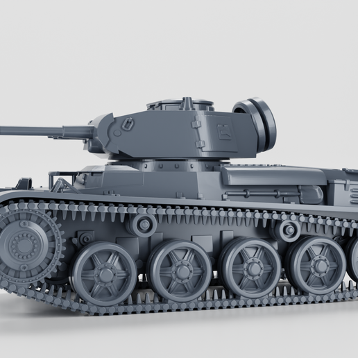 🇸🇪 Stridsvagn L-60 m/40L (L-60D, S-V) (Sweden, WW2)・ 3D File for 3D ...