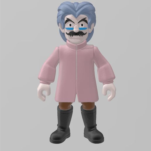 👾 He-Man - Professor Smallen Articulated Figurine (with Converter)・ STL ...