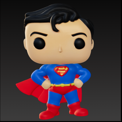 🦸‍♂️ Superman funko pop・ STL File for 3D printing・Cults