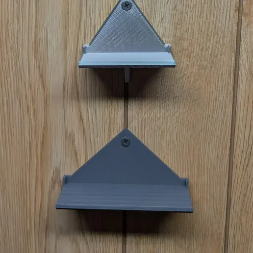 🖨️ Wall Shelf STL 3D Printer File - no supports, simple hanging shelves ...