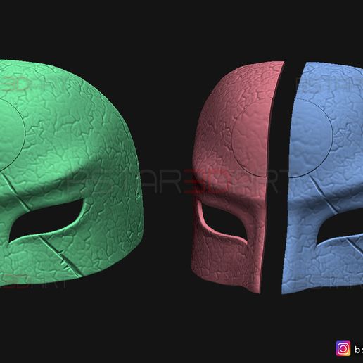 👾 Katana Mask - The Suicide Squad - DC Comics cosplay・ STL File for ・Cults