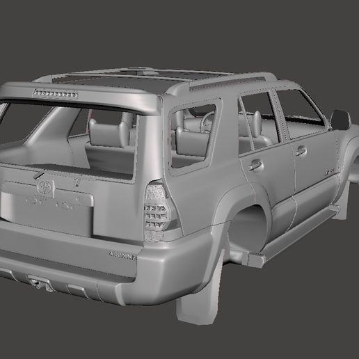 🚗 Toyota 4runner 2009 Limited EDITION 4x4・ STL File for 3D printing・Cults