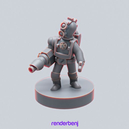 🤏 EPICALLY SMALL MECHA SLAVES・Free STL File for 3D printing・Cults