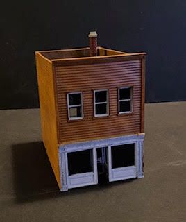 🤏 HO Scale small commercial building "The Young Building"・ STL File for ...