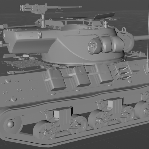 🗺️ American M36B2 anti-tank destroyer 3D model material・ OBJ File for ...