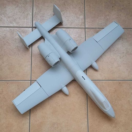 Archivo 3D A10 - Twin 40mm EDF Jet ⚡ ・Plan de impresora 3D para ...