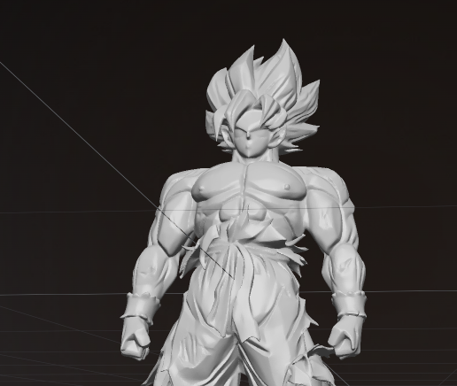 🦸 Goku・ STL File for 3D printing・Cults