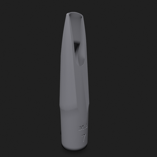 🎷 Mark 1 Baritone Saxophone Mouthpiece 8・ STL File for 3D printing・Cults