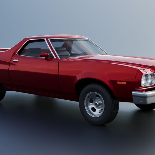 🚗 Ranchero 1974・ 3D File for 3D printing・Cults