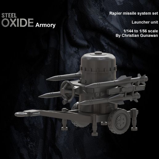 STL file Rapier SAM Launcher unit 🦸 ・3D printing design to download・Cults