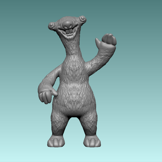🧊 sid from ice age movie・ STL File for 3D printing・Cults