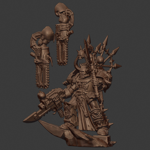 🛰 Chaos Terminator 2・ STL File for 3D printing・Cults