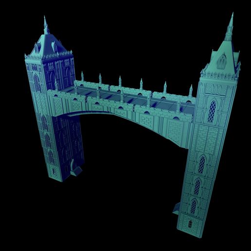🎲 Gothic Expansion Pack: Bridges and Pavilions・ 3D File for 3D printing ...