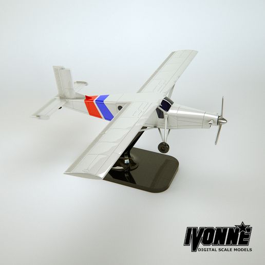🛩️ Pilatus Porter PC-06・ STL File for ・Cults