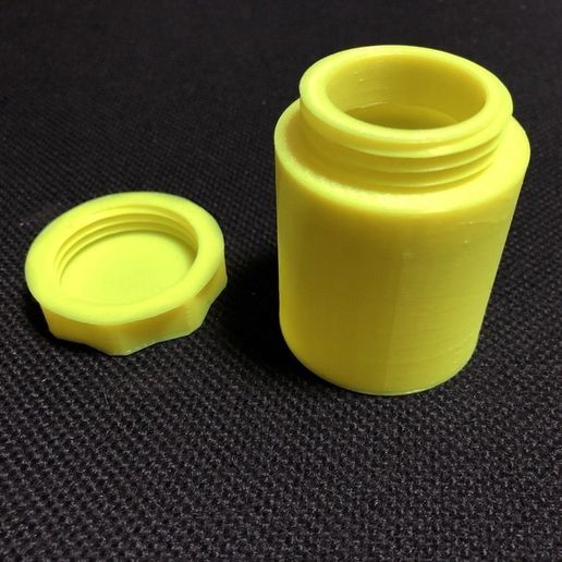 🌿 Screwtop "Snuff /herb box"・Free STL File for ・Cults