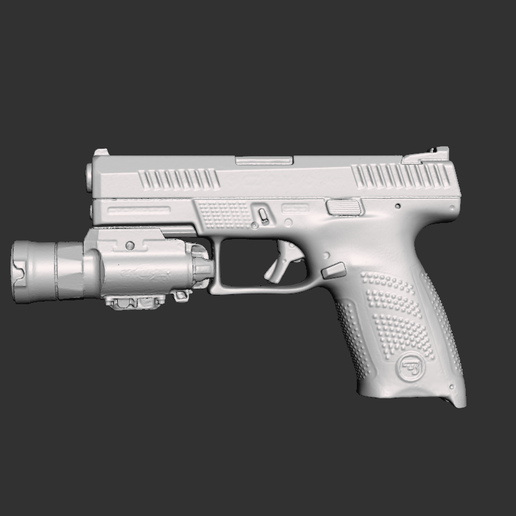 Archivo STL Cz P10 C Surefire XH35 Real Size Scan 3d Gun Mold 🩻 ・Modelo ...