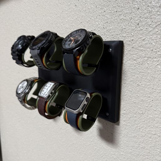 ⌚ Watch Display - Wall Mounted・ 3MF File for 3D printing・Cults