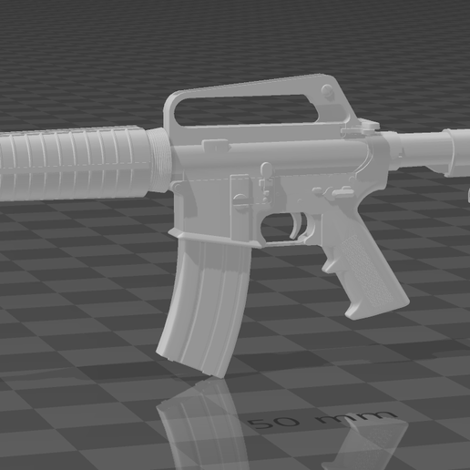 🎲 m4a1 colt commando・ STL File for 3D printing・Cults