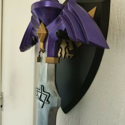3D printing Zelda Master Sword Wall Mount Stand・Cults
