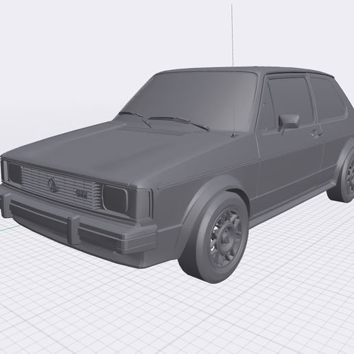 🐇 VW Rabbit・ STL File for ・Cults