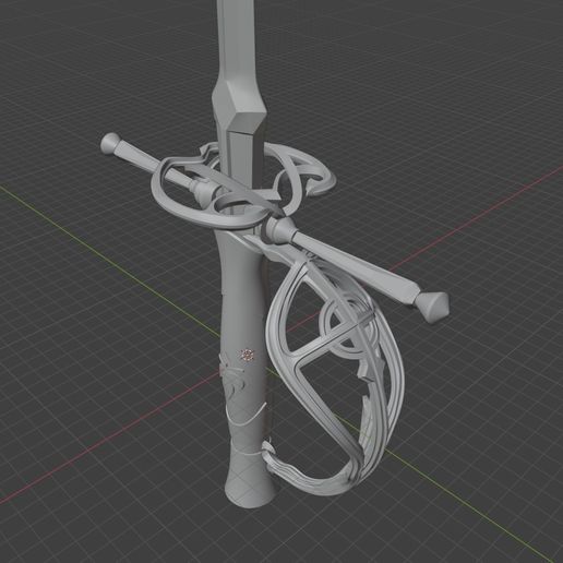 🗡️ Jill Warrick's Rapier FFXVI.・ 3D File for 3D printing・Cults