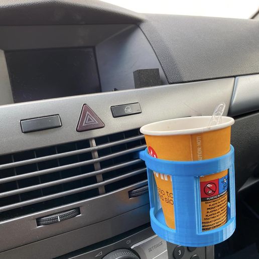 Fichier STL Cup holder for Opel Astra H 🛞 ・Modèle pour impression 3D à ...