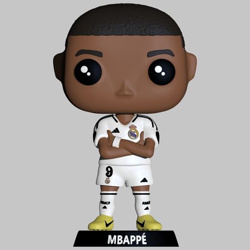 STL file MBAPPE ⚽ ・3D printer design to download・Cults