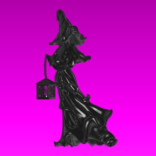 🧙‍♀️ Witch Lamp・Archivo STL para ・Cults