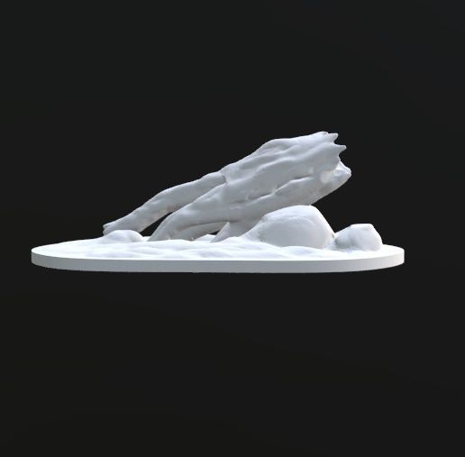 Free STL file fallen tree diorama base 🌳 ・3D printing design to ...