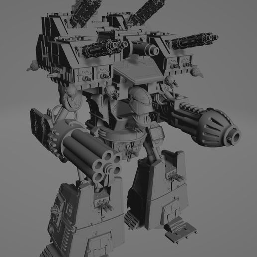 🤖 Titan Imperator LUCIUS Patrón・Archivo 3D para Impresión 3D・Cults