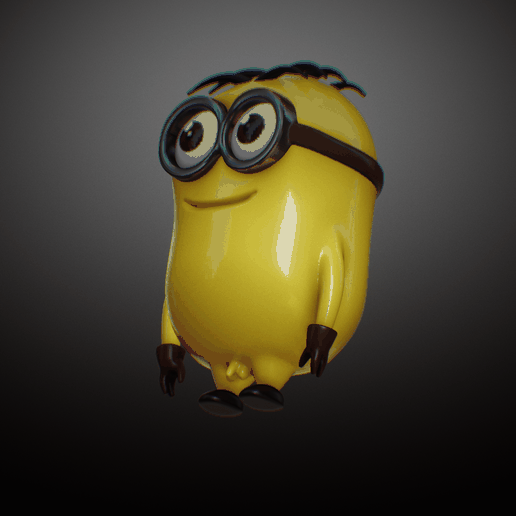 👹 Funny Naked Minion・free Stl File For 3d Printing・cults