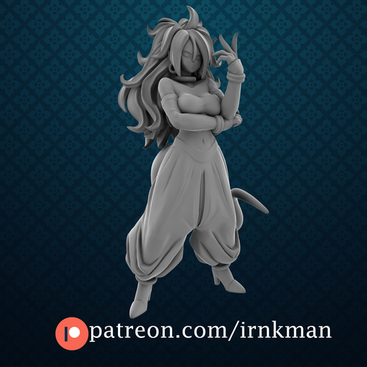 🤖 Android 21 (Dragon Ball)・ STL File for ・Cults