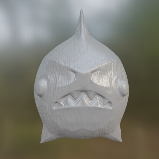 🪵 Splatoon Shiver wooden mask・ STL File for 3D printing・Cults