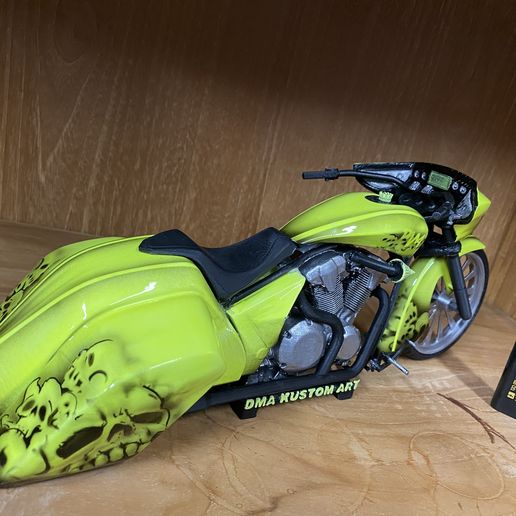 3D printer Bagger Chopper Motorcycle for 3D Print • made with Bambu lab ...