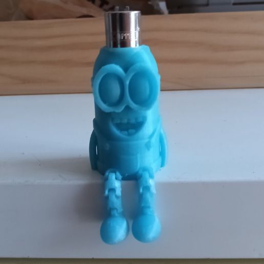 👹 Minion Fun Lighter Clipper Case・Free STL File for 3D printing・Cults