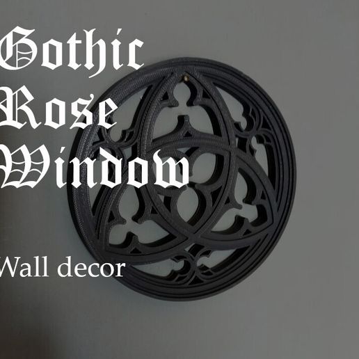 🌹 GOTHIC ROSE WINDOW set・ STL File for 3D printing・Cults