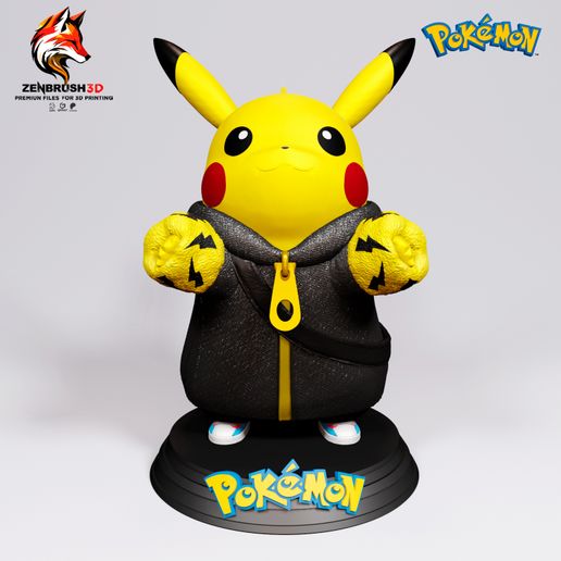 🐉 Pikachu Band - Pokemon 3D printing・ 3D File for 3D printing・Cults