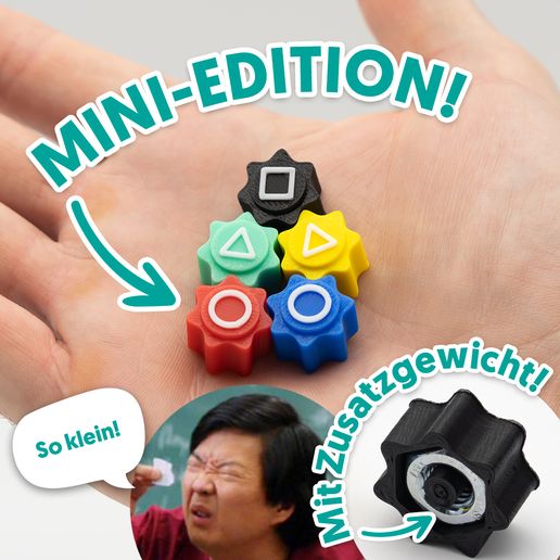 3D file Gonggi-Set – Mini Edition! (beschwert) ♟ ・3D printer model to ...
