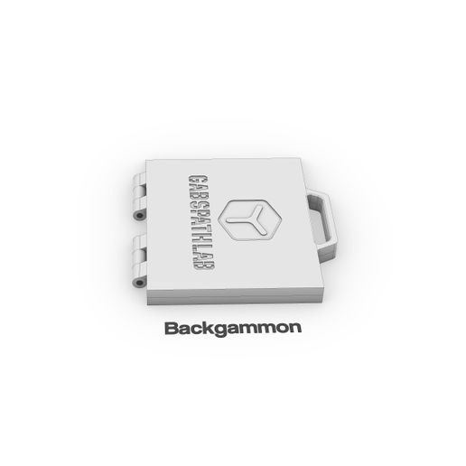 OBJ file Backgammon/tric trac/tavla ♟ ・3D printable model to download・Cults
