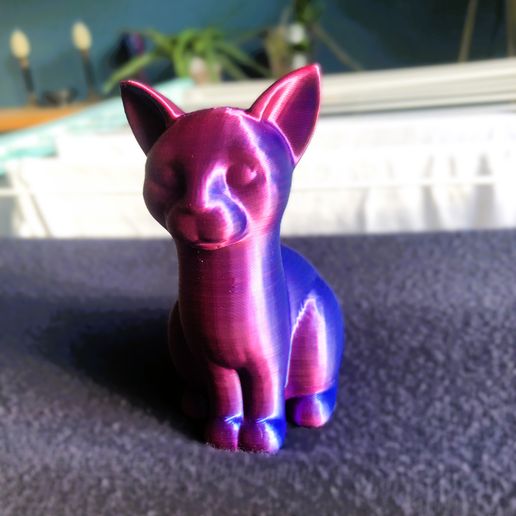 3D printable Cute cat miniature・Cults