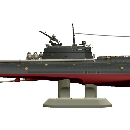 🛥️ Tupolev G-5 Torpedo Boat - 1:24 Scale | 80 cm 3D Printable RC ...