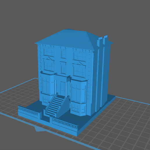 STL file London Georgian House - Belsize Park 🏠 ・3D print object to ...