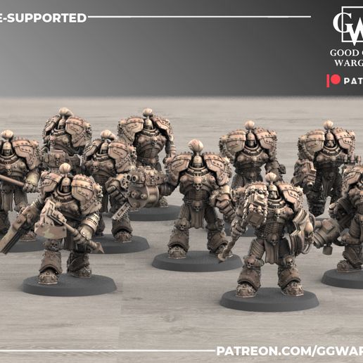 Archivo 3D TONANTIS WARRIOR -Aterrizaje - 10 Modelos 🎲 ・Objeto para ...