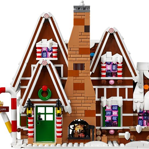 PixelBricks3D - Gingerbread House 🍬🏠🎄・ 3D File for 3D printing・Cults