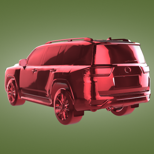 OBJ file Toyota Land Cruiser ZX 2022 🚗 ・3D print model to download・Cults